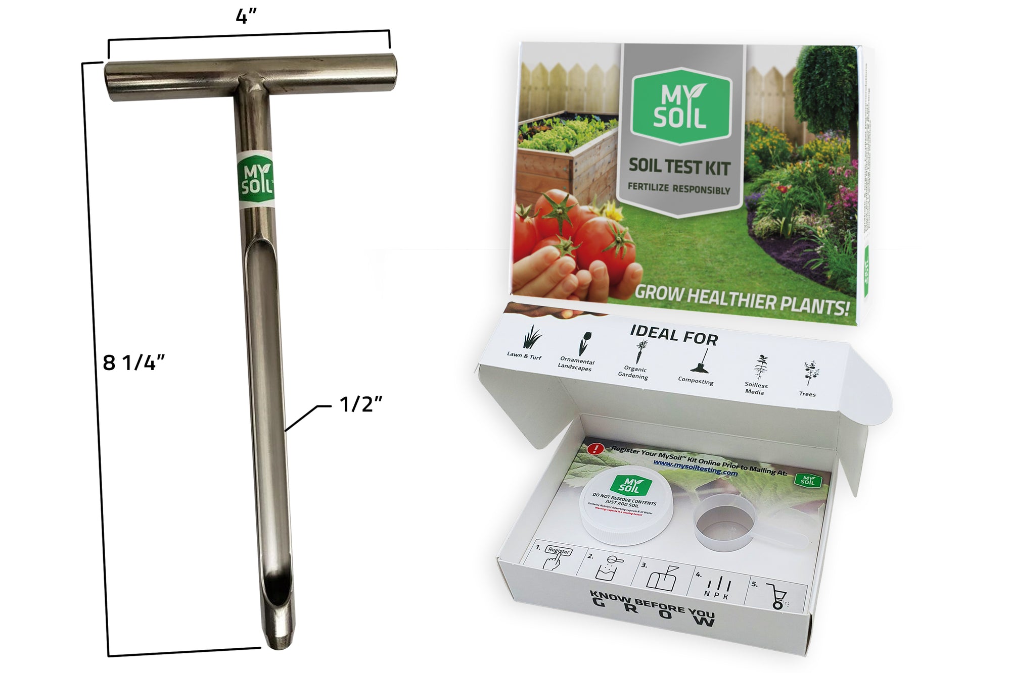 MySoil Pro Pack Home Soil Test Kit | Golf Course Lawn Store
